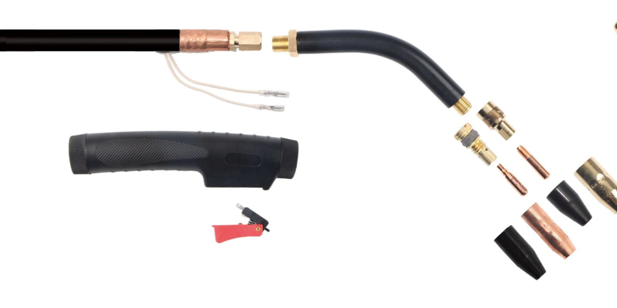 Miller M-15 Style MIG Gun & Consumables - 169591 — Weldready