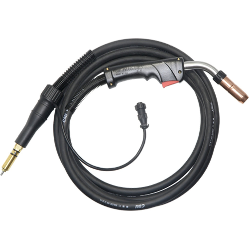 CM Industries Miller® M-25 MIG Gun – 250A Air-Cooled, 15' Lead — Weldready