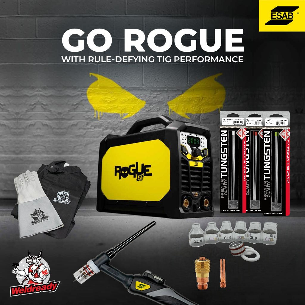 ESAB Rogue ET200iP PRO High Frequency Portable TIG / Stick Welding Mac ...