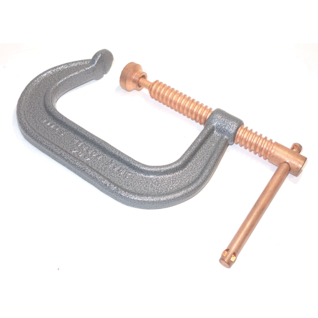 6" Heavy Duty C-Clamp W/ Copper Spindles | Weldready