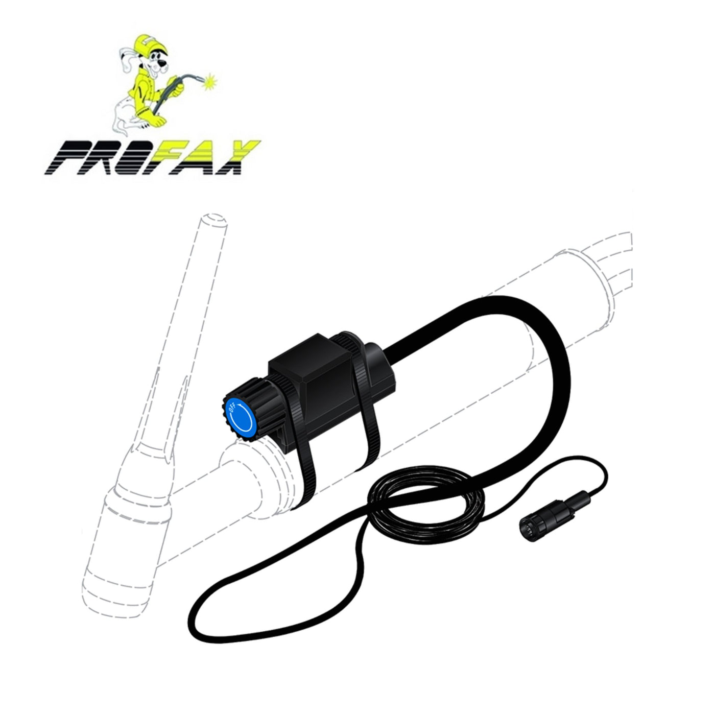 Profax TIG Remote Finger Amperage Control - Lincoln 6 Pin — Weldready