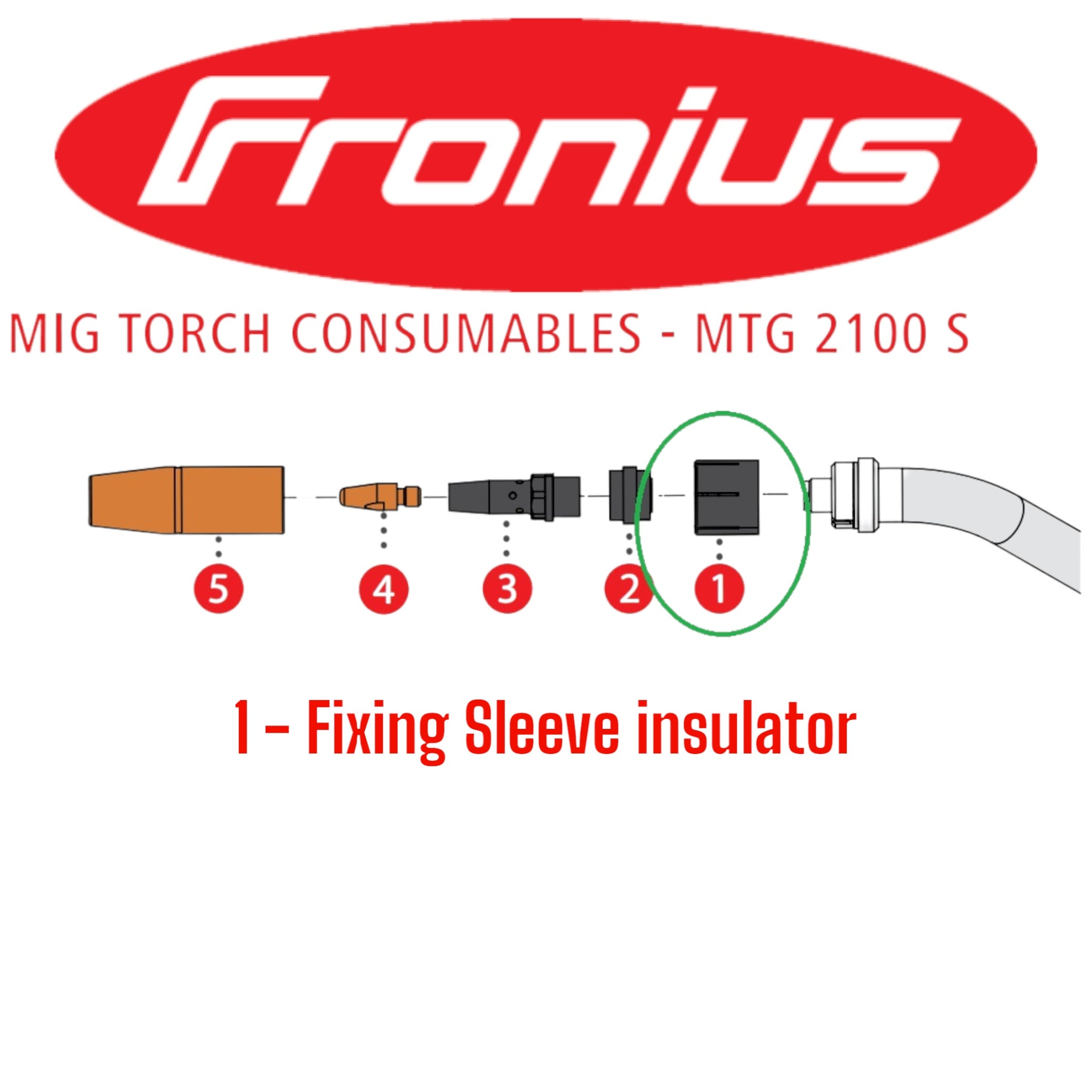Fronius MTG 2100S MIG Gun for TransSteel 2200C — Weldready