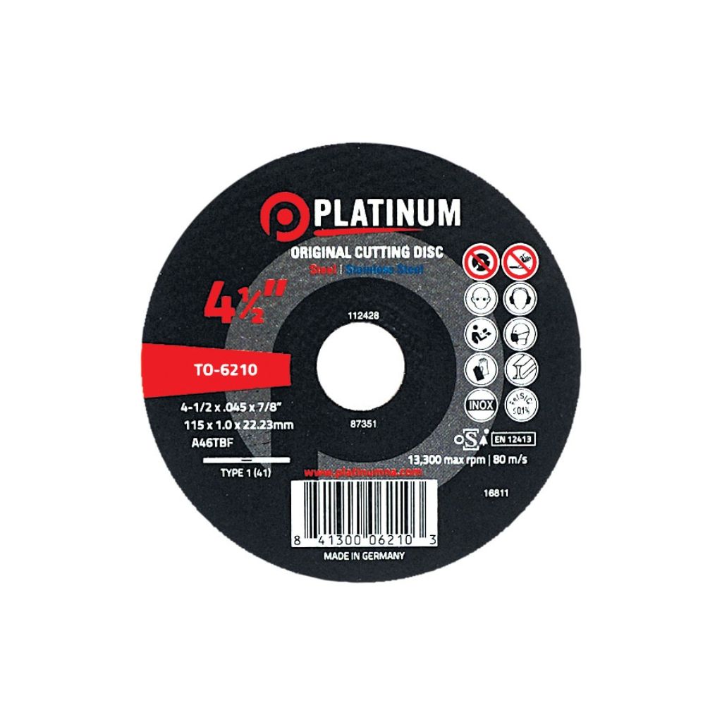Platinum Abrasives Original Cutting Discs — Weldready