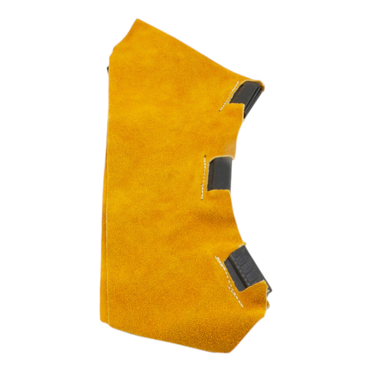 Leather Welding Helmet Bib With Rubber Gasket — Weldready