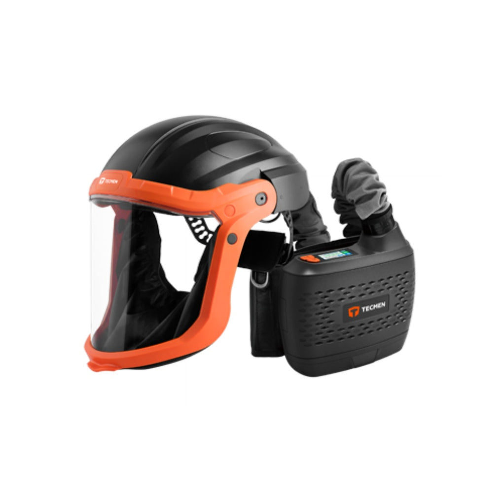 Tecmen FreFlow V1 PRO with G20-V Hard Hat Face Shield | Weld-Ready.ca ...