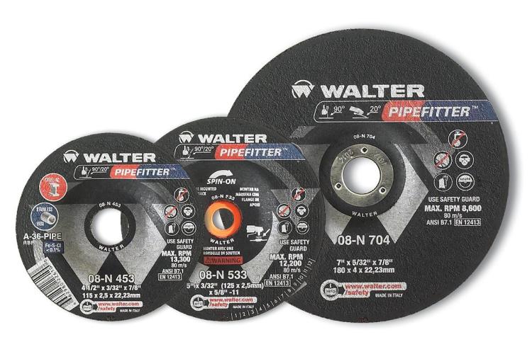 Walter PIPEFITTER™ Grinding Discs 7/8" Arbor — Weldready
