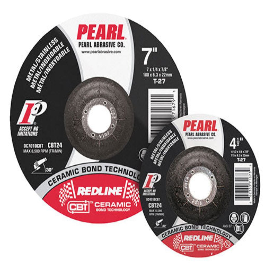 Pearl Depressed Center Redline Ceramic CBT Grinding Disc | Weldready Canada